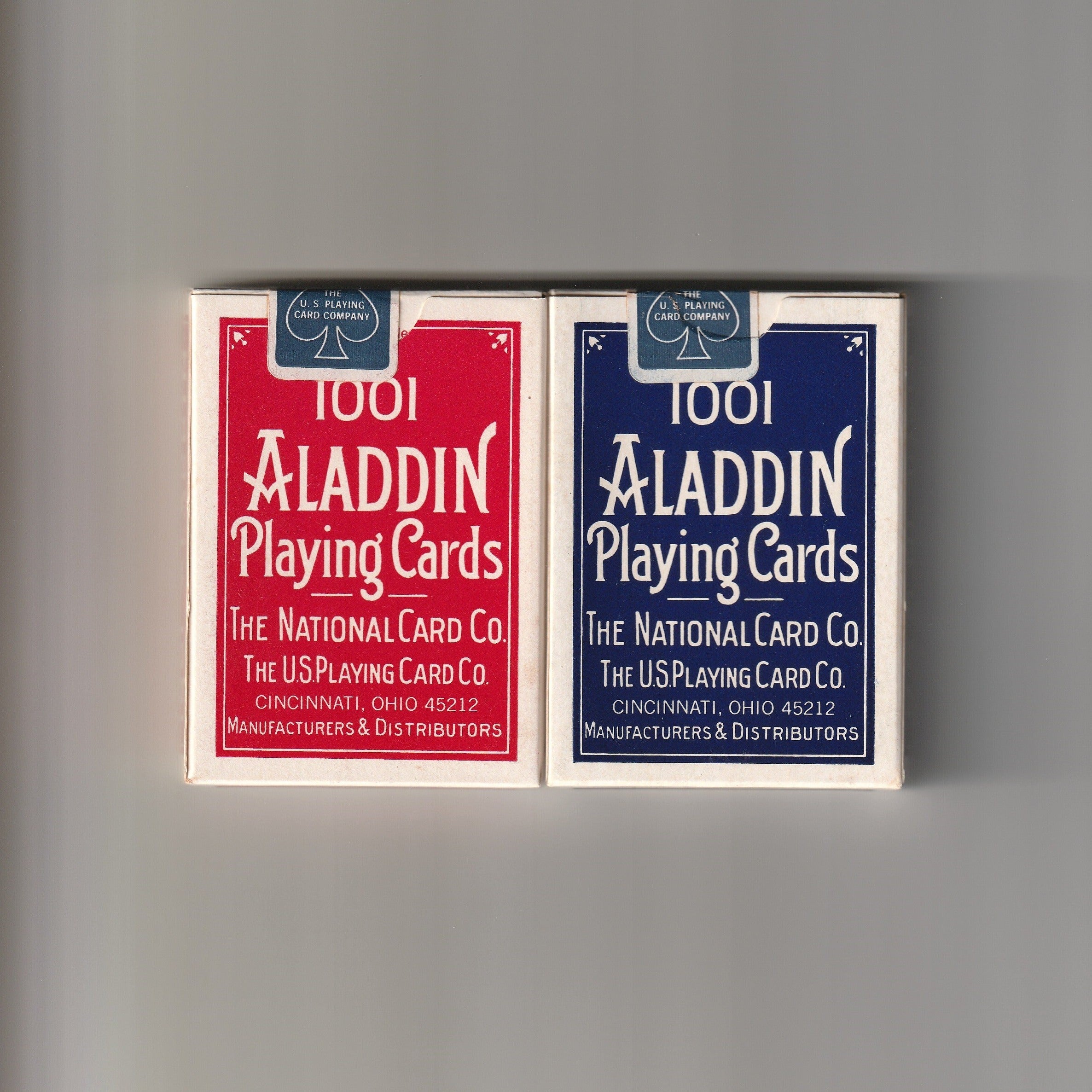 Aladdin Double Sided Box Playing Cards (Blue seal) (Ding) – The Cardpenter