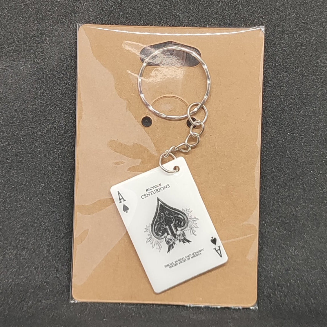 Centurions Ace of Spades Keychain – The Cardpenter