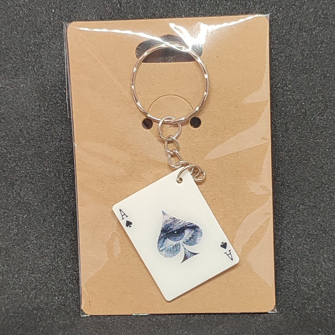 David Blaine Skull & Bones Ace of Spades Keychain – The Cardpenter