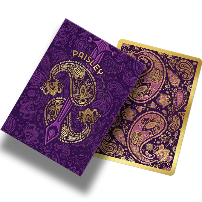 Paisley Royals (Purple) Playing Cards – The Cardpenter