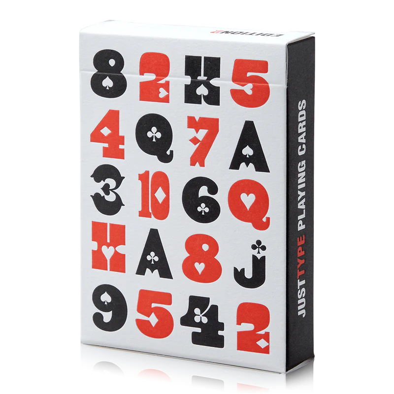 Just Type V2 Playing Cards – The Cardpenter
